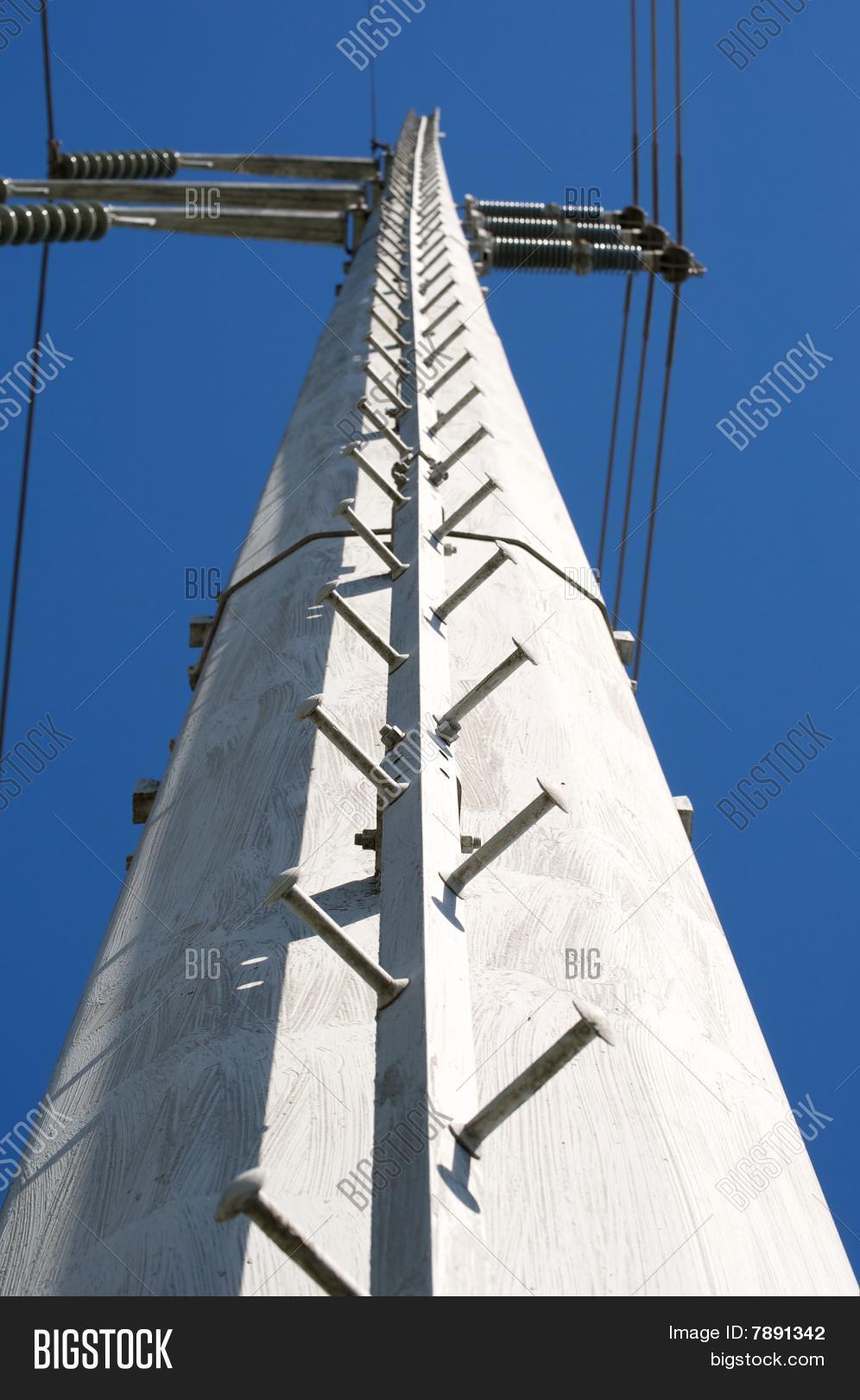Metal Power Pole Image & Photo (Free Trial) | Bigstock
