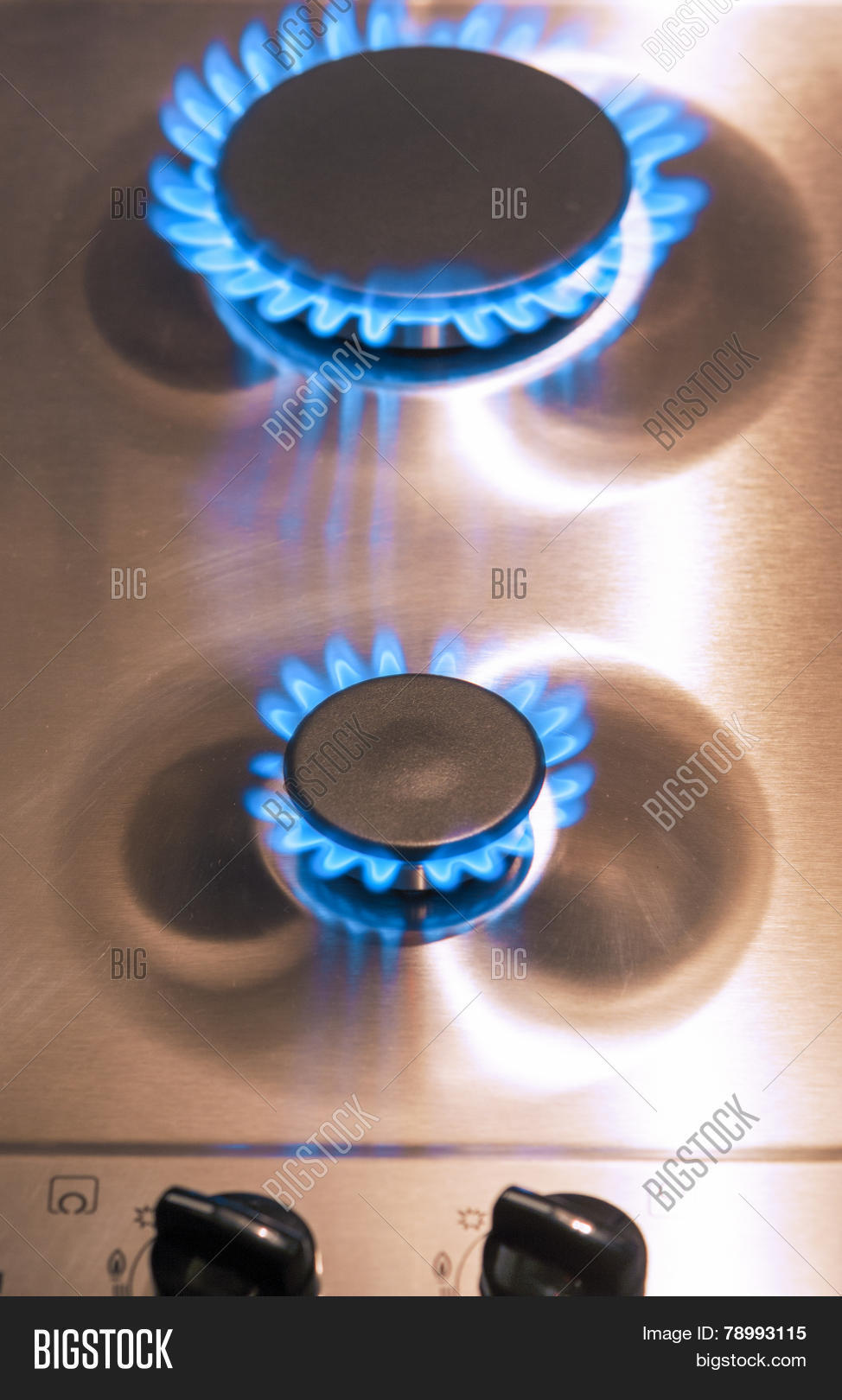 Two Gas Burners Image & Photo (Free Trial) | Bigstock