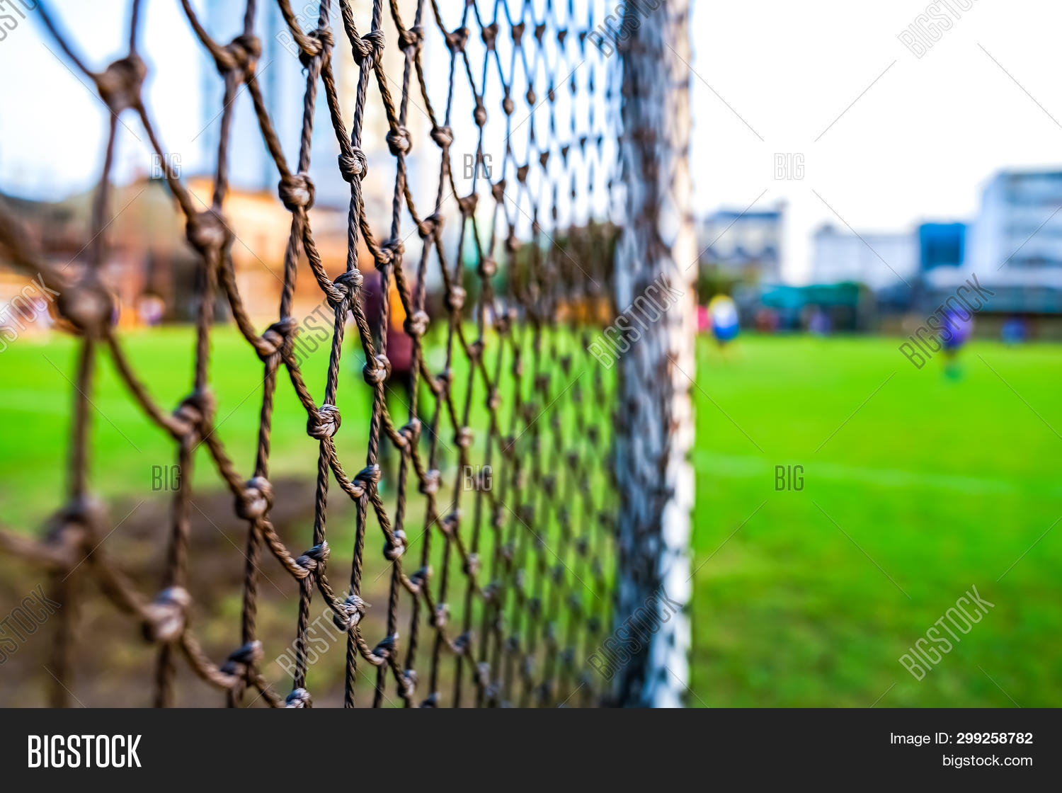 Soccer Goal Net Background
