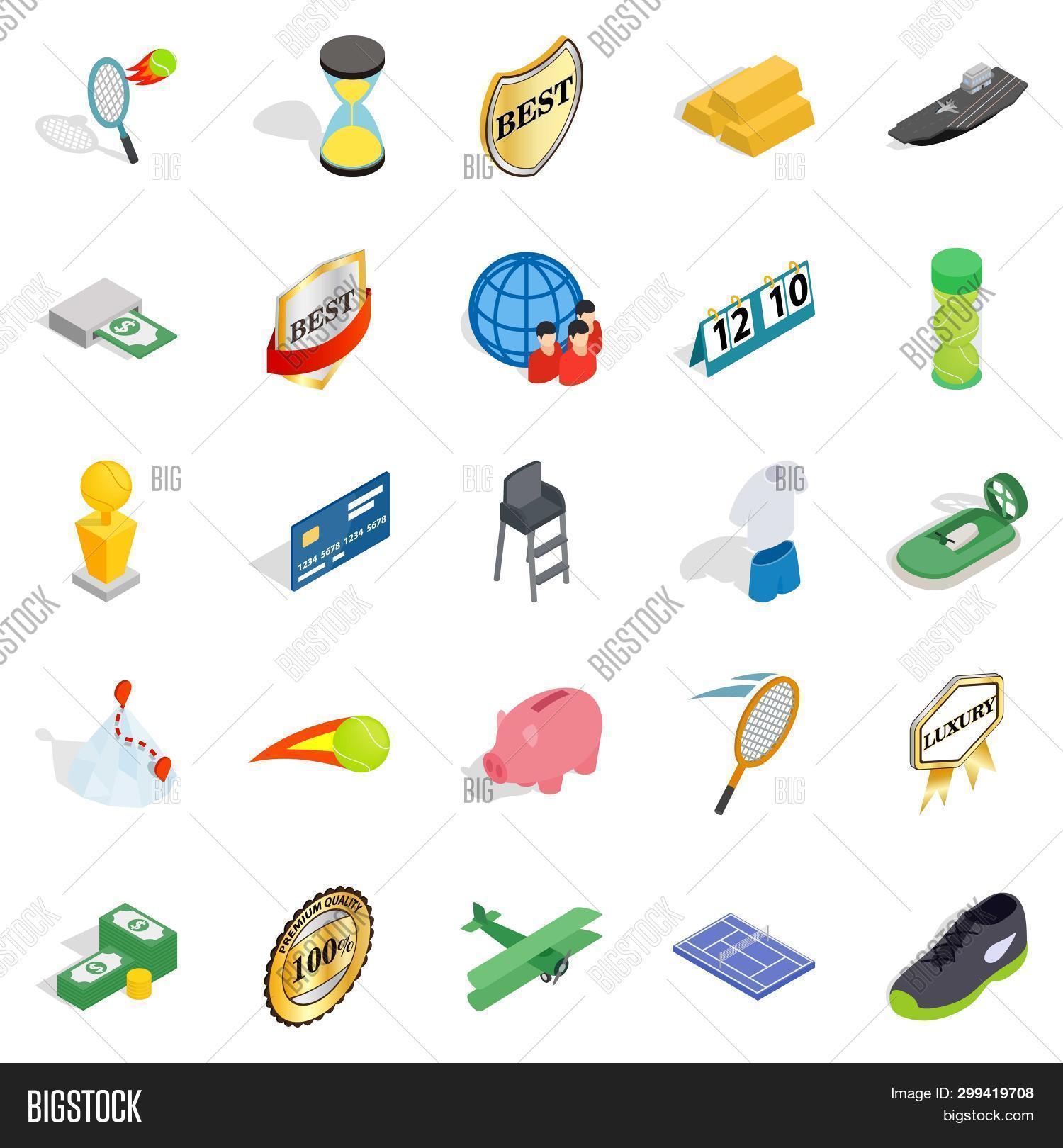 Compensation Icons Set Image & Photo (Free Trial) | Bigstock