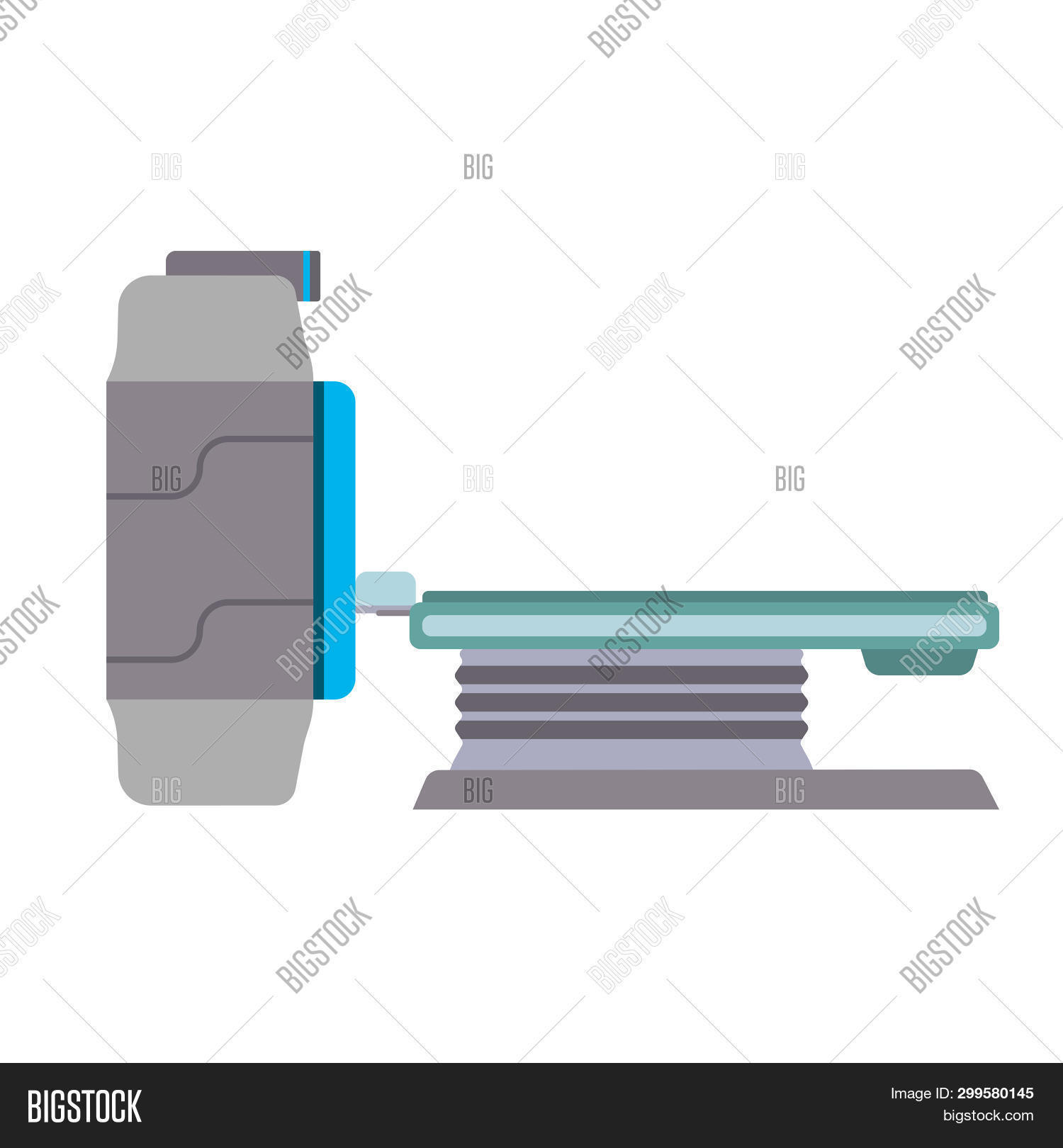 Mri Machine Vector Vector & Photo (Free Trial) | Bigstock
