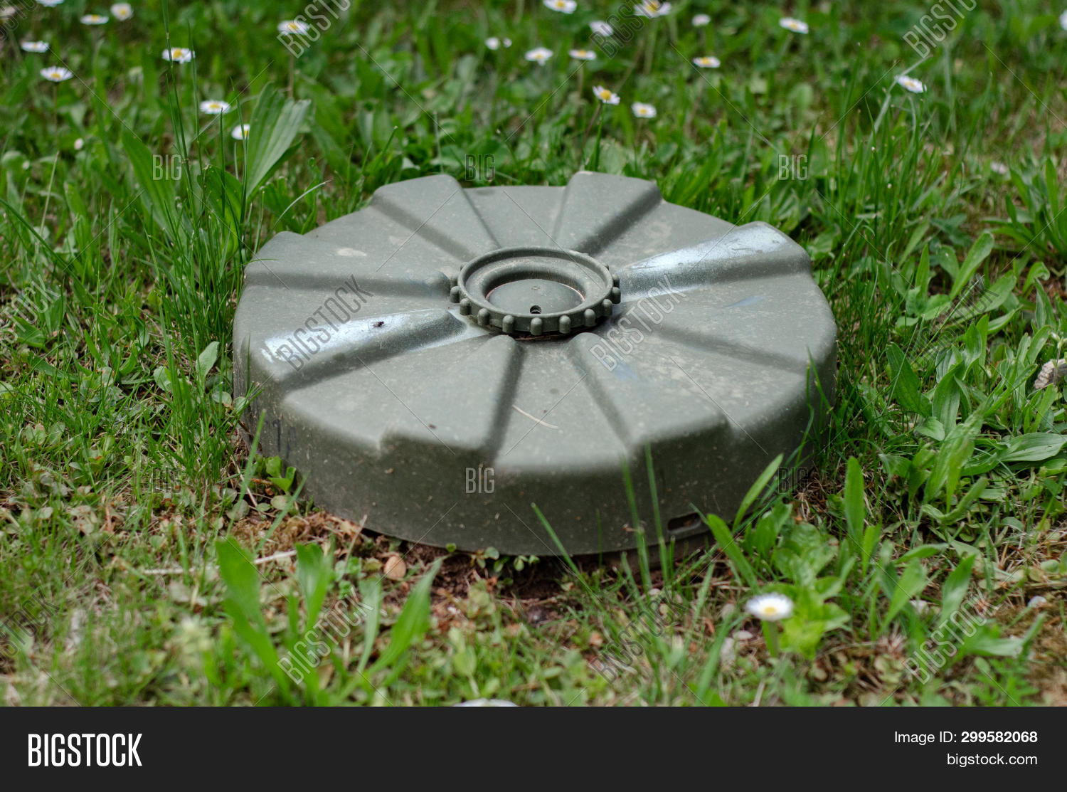 Landmine On Grass. Image & Photo (Free Trial) | Bigstock