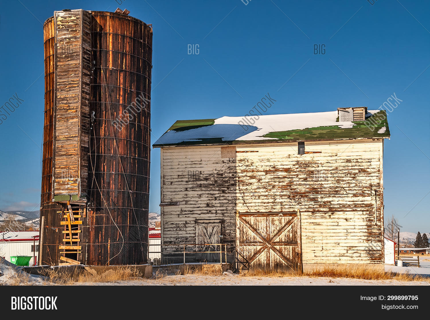 Old Wooden Silo Next Image & Photo (Free Trial) | Bigstock
