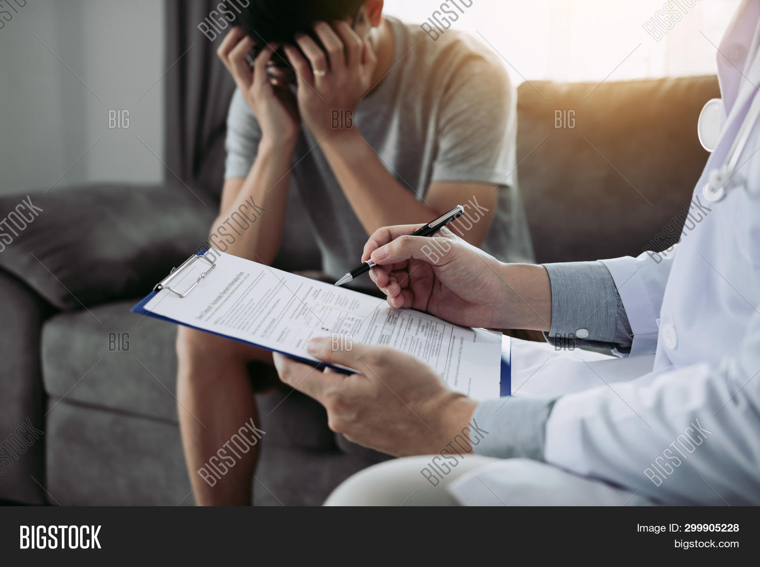 Worried Patient