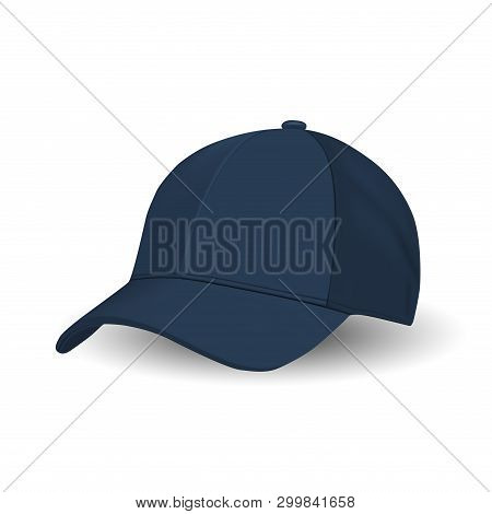 Blue Baseball Cap, Vector & Photo (Free Trial) | Bigstock