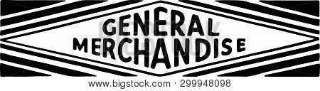 General Merchandise Vector & Photo (Free Trial) | Bigstock