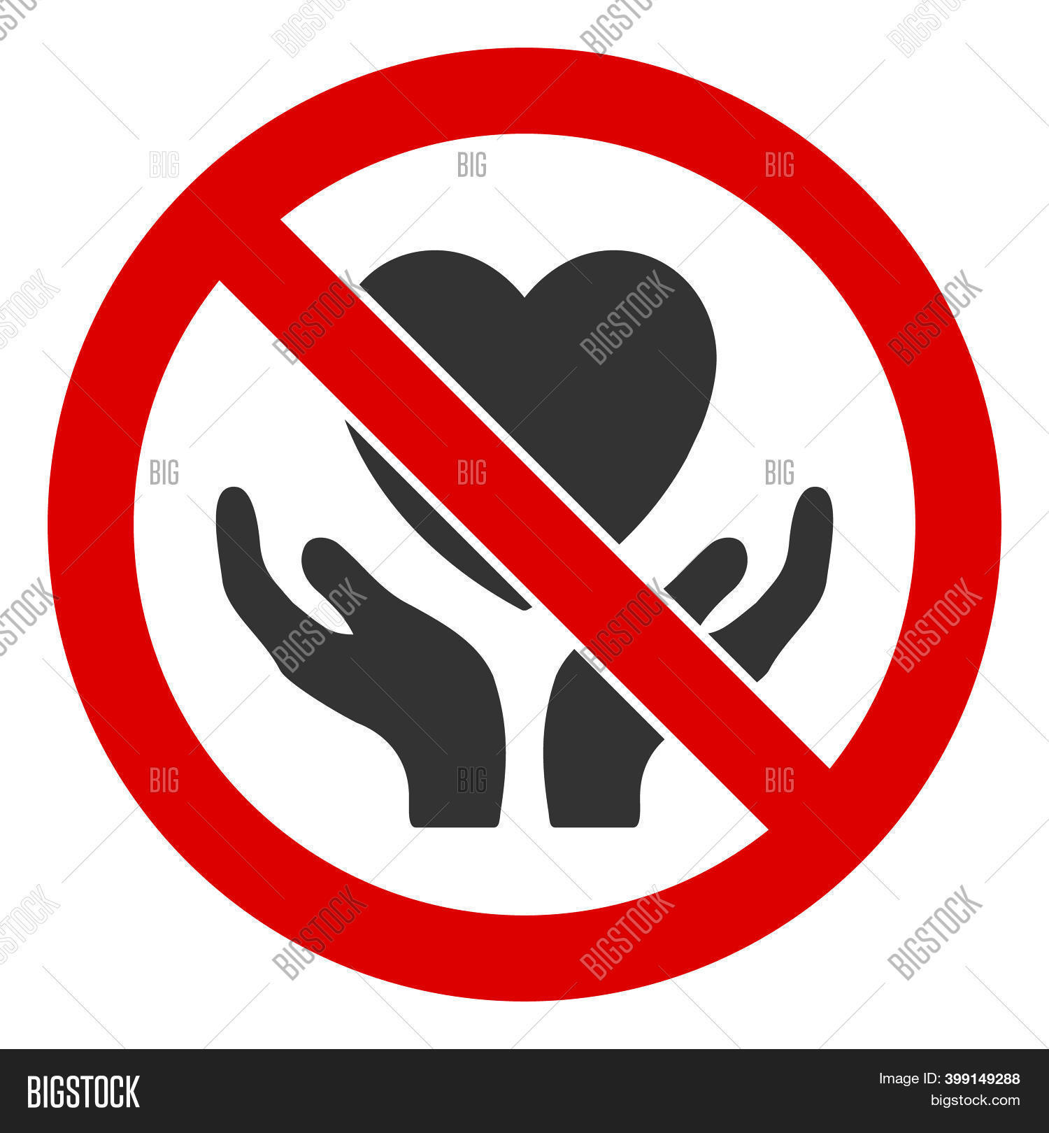 No Heart Care Icon. Image & Photo (Free Trial) | Bigstock