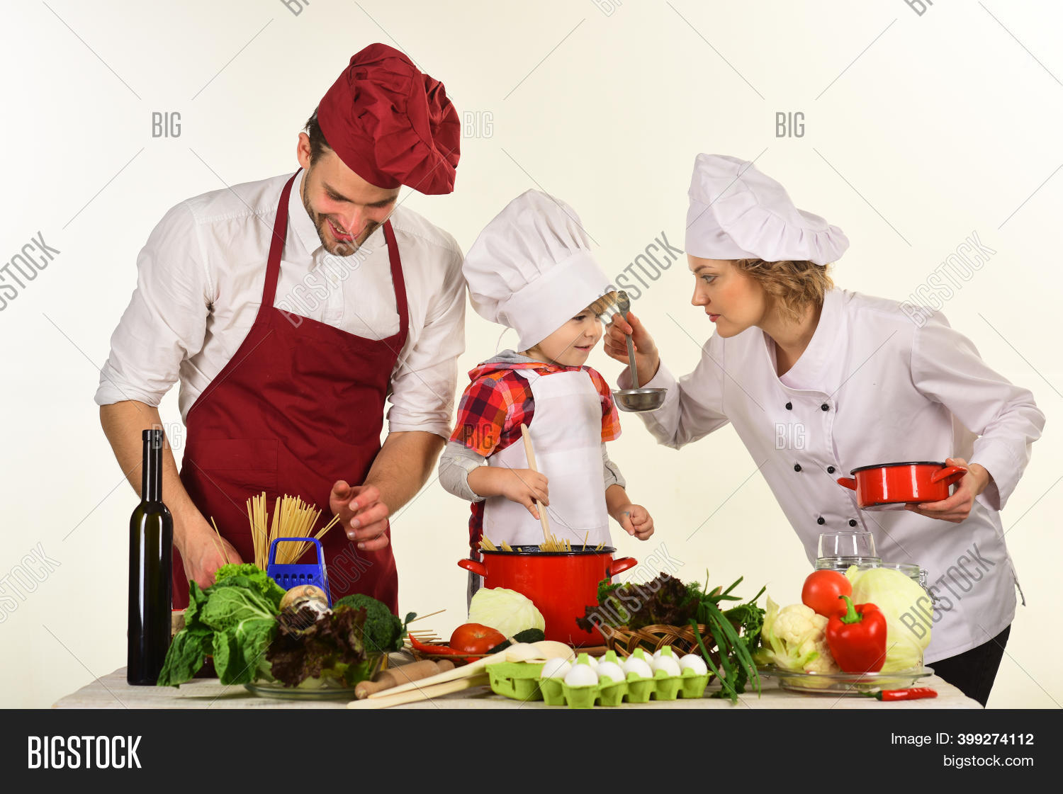 Family Cooking Image & Photo (Free Trial) | Bigstock