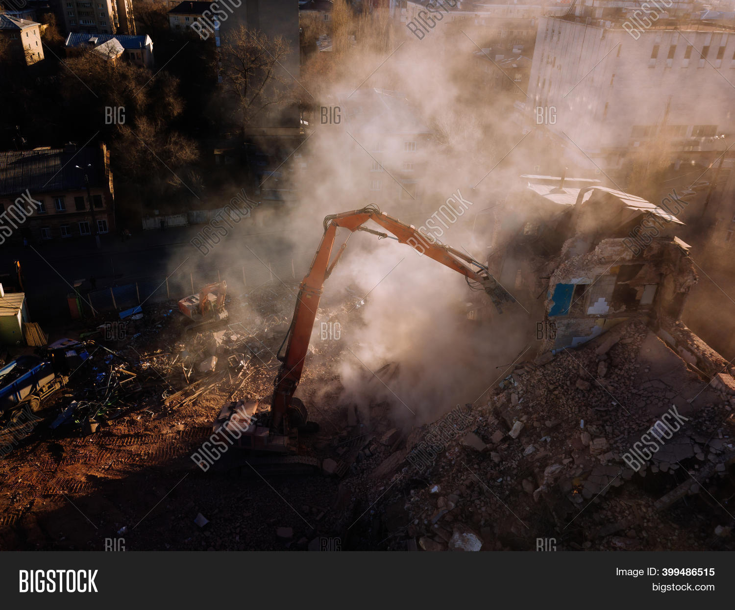 Aerial View Demolition Image & Photo (Free Trial) | Bigstock