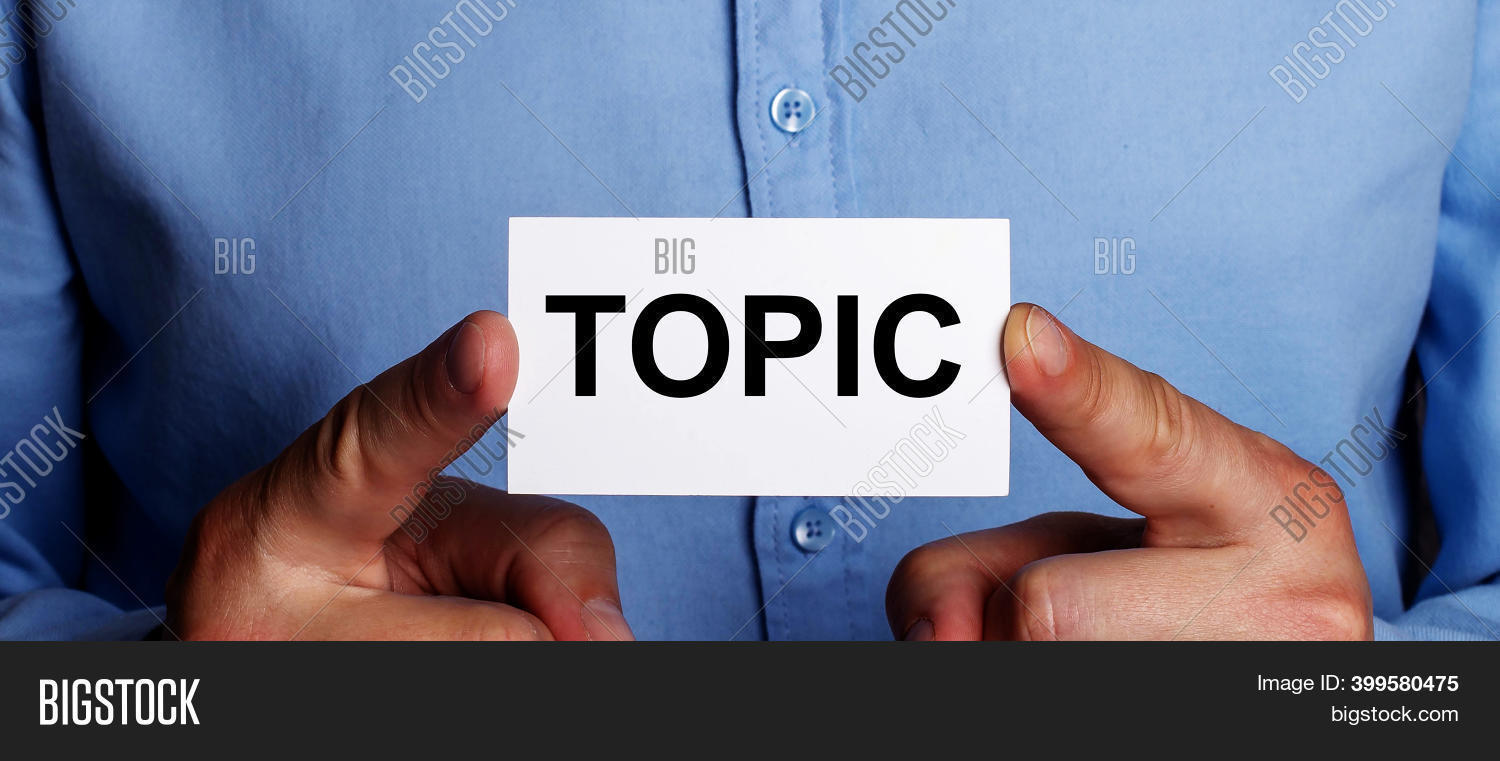 Word Topic Written On Image & Photo (Free Trial) | Bigstock