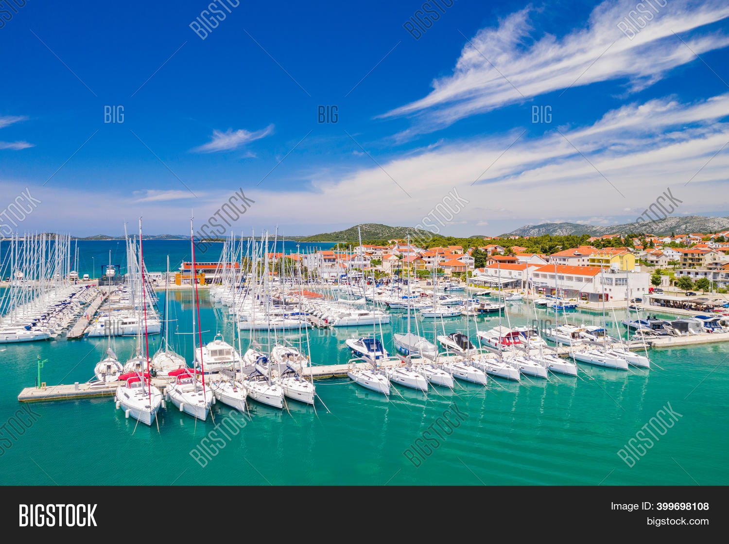 Aerial View Marina Image & Photo (Free Trial) | Bigstock