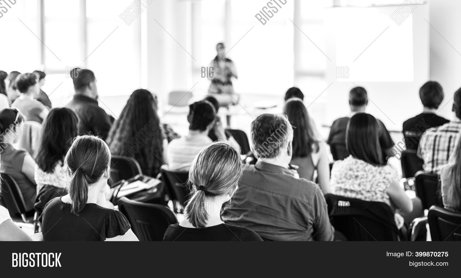 Speaker Giving Talk Image & Photo (Free Trial) | Bigstock