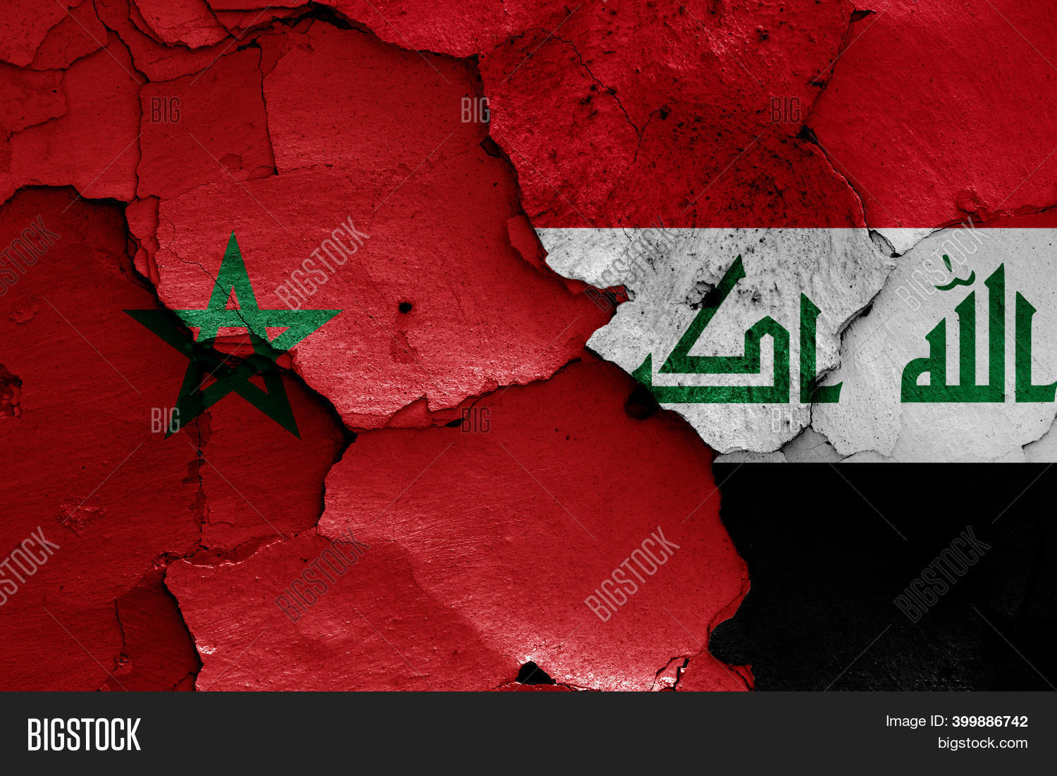 Flags Morocco Iraq Image & Photo (Free Trial) | Bigstock