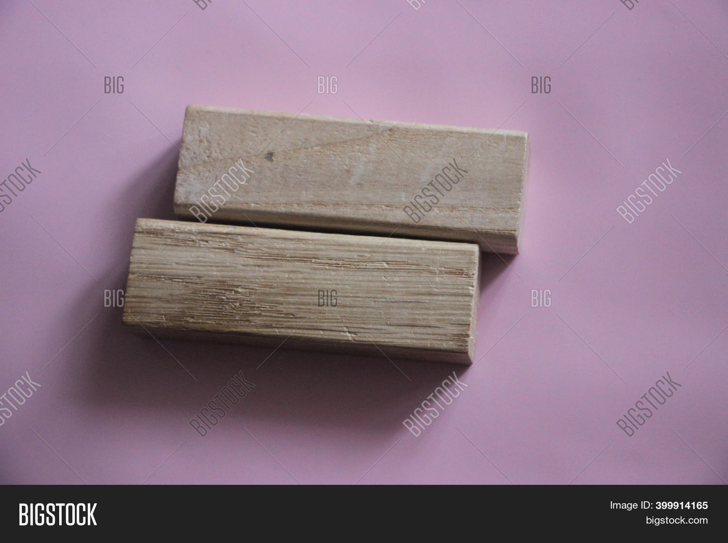 Two Wood Blocks Image & Photo (Free Trial) | Bigstock
