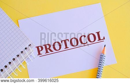 Protocol Word Written Image & Photo (Free Trial) | Bigstock