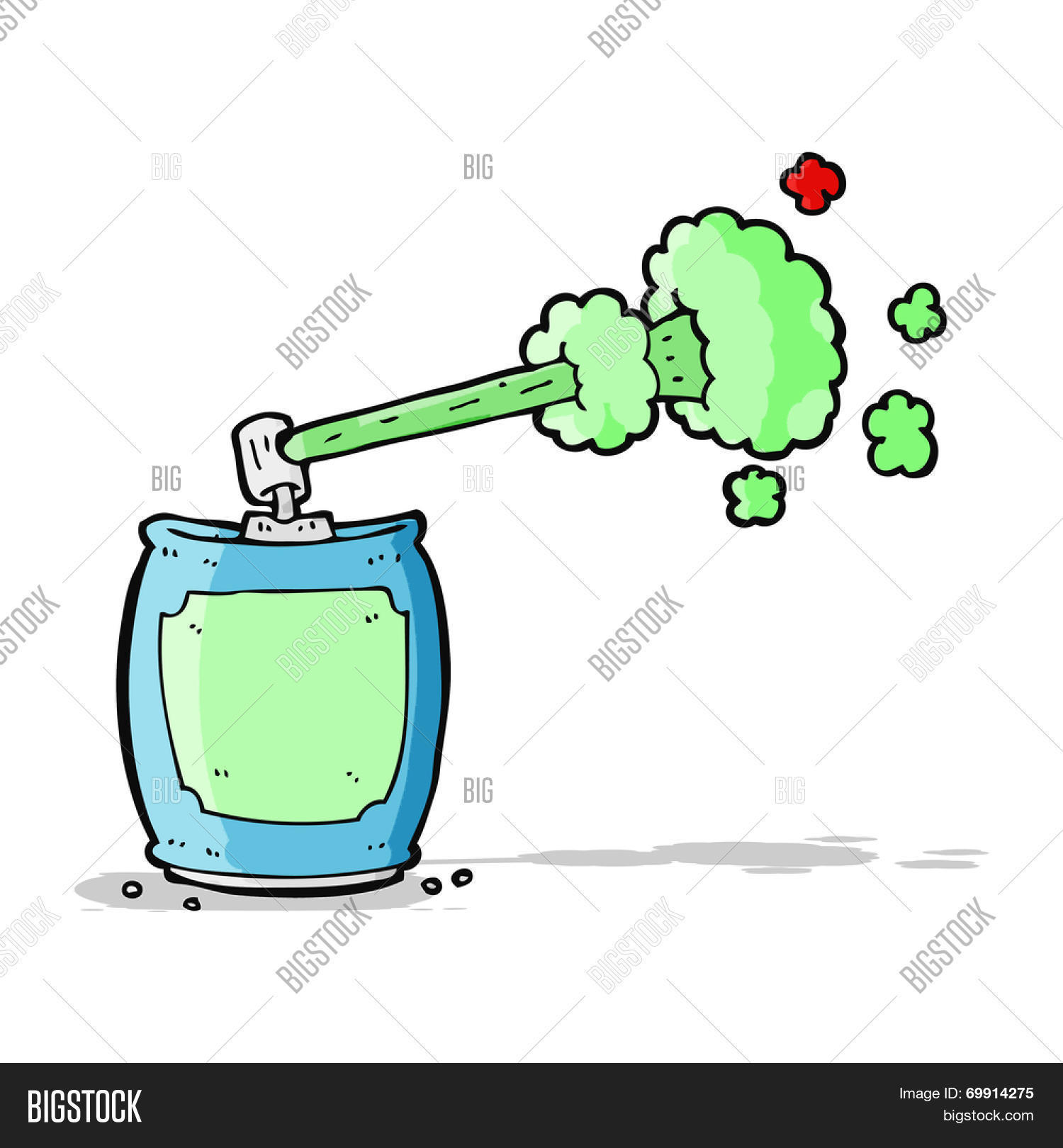 Cartoon Aerosol Spray Vector & Photo (Free Trial) | Bigstock