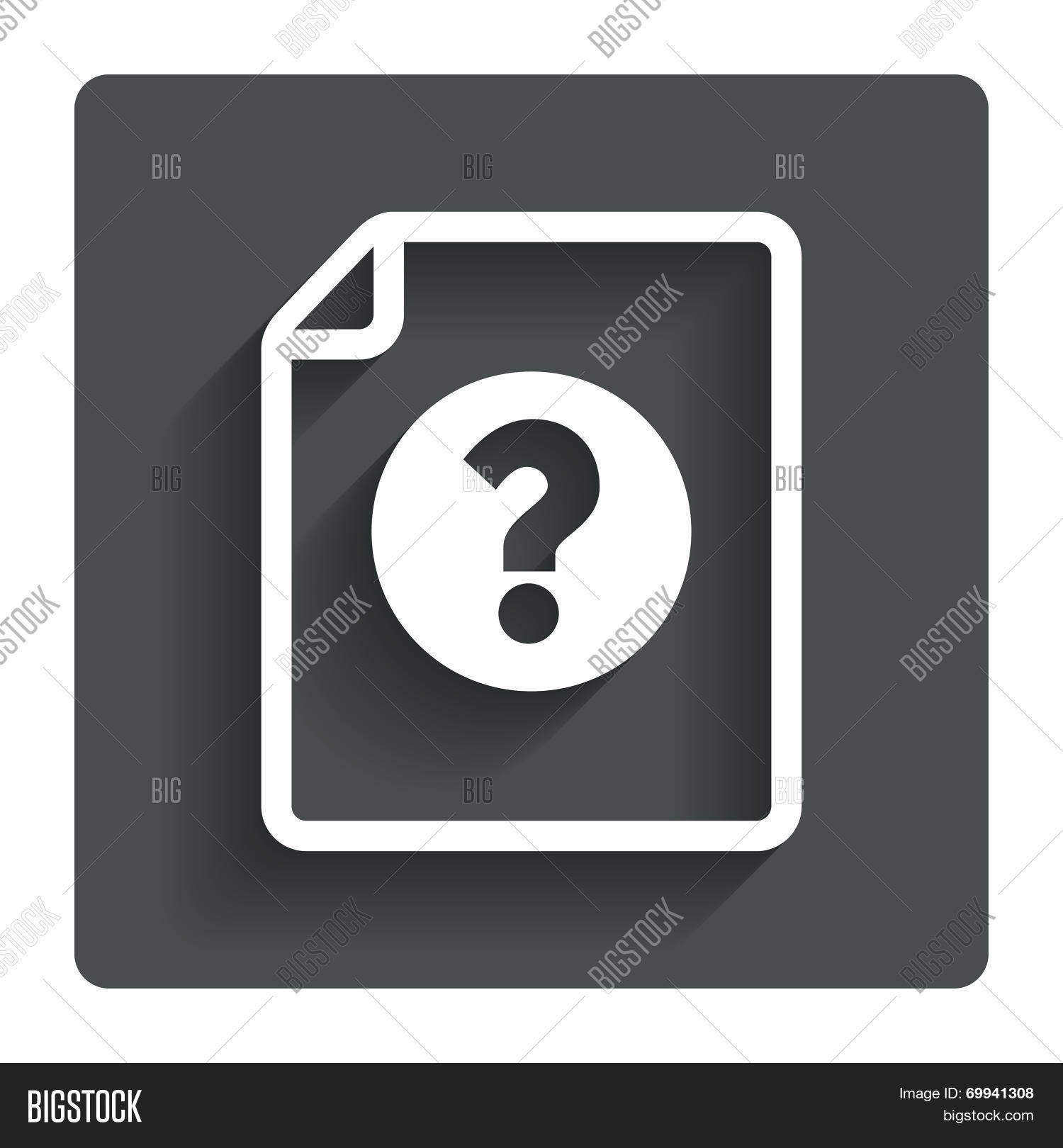 File Document Help Vector & Photo (Free Trial) | Bigstock