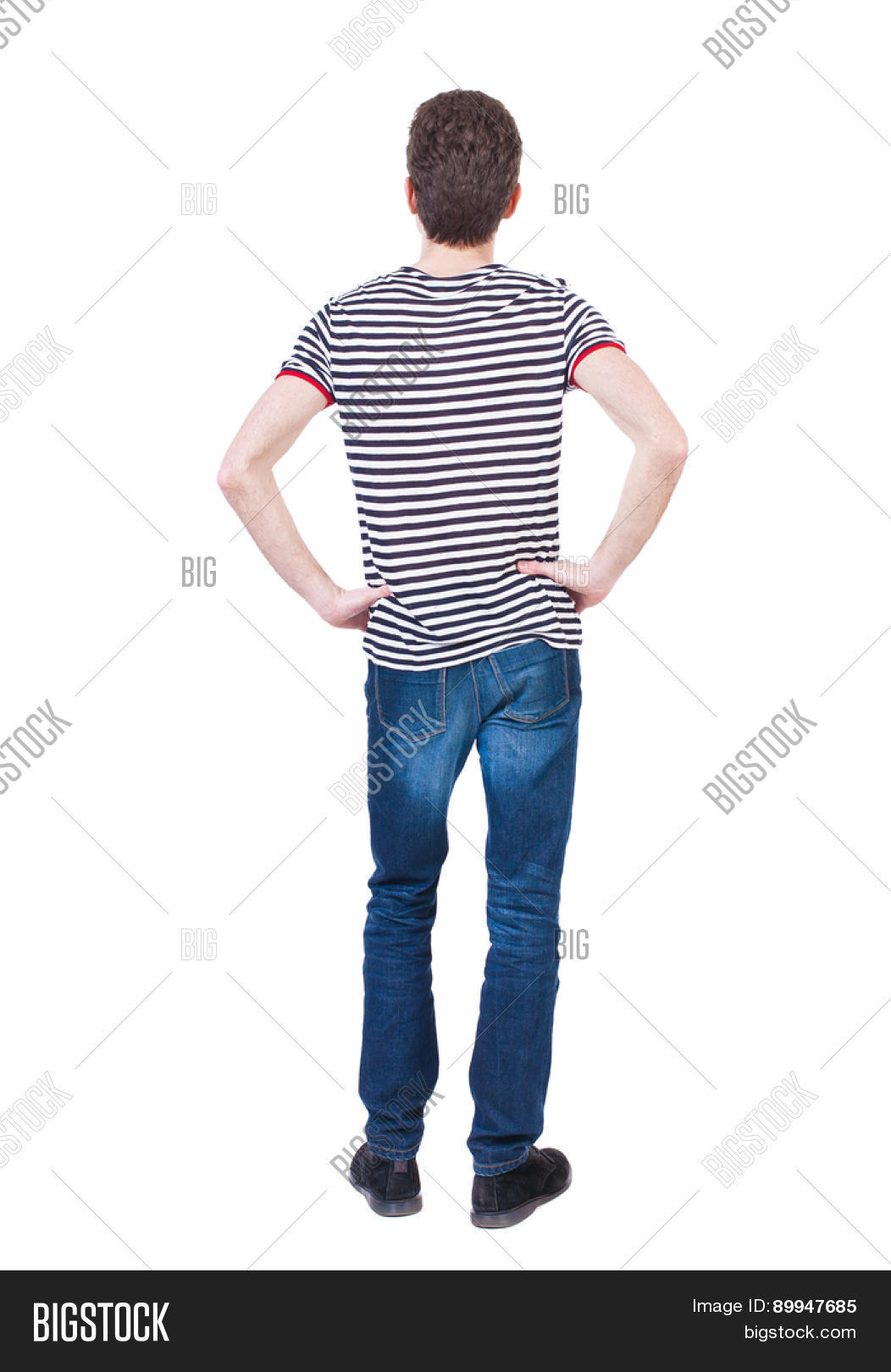 Back View Man Jeans. Image & Photo (Free Trial) | Bigstock