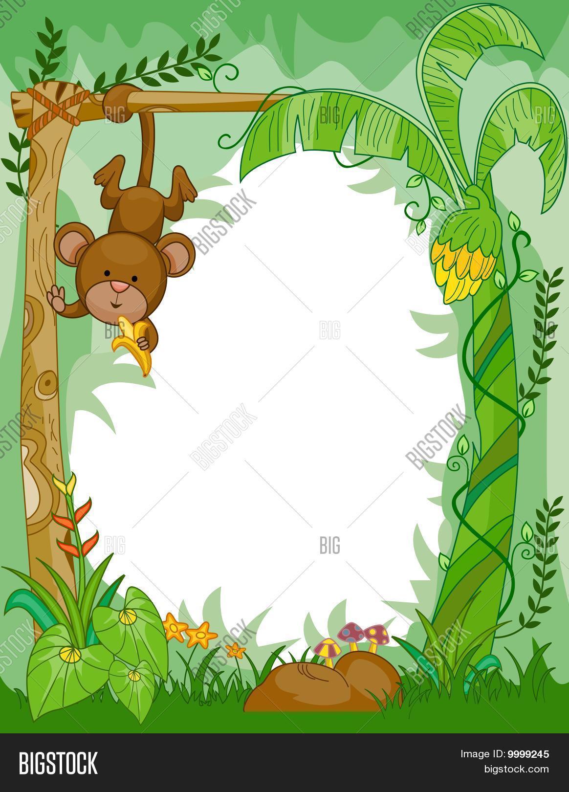Monkey Frame Image & Photo (Free Trial) | Bigstock