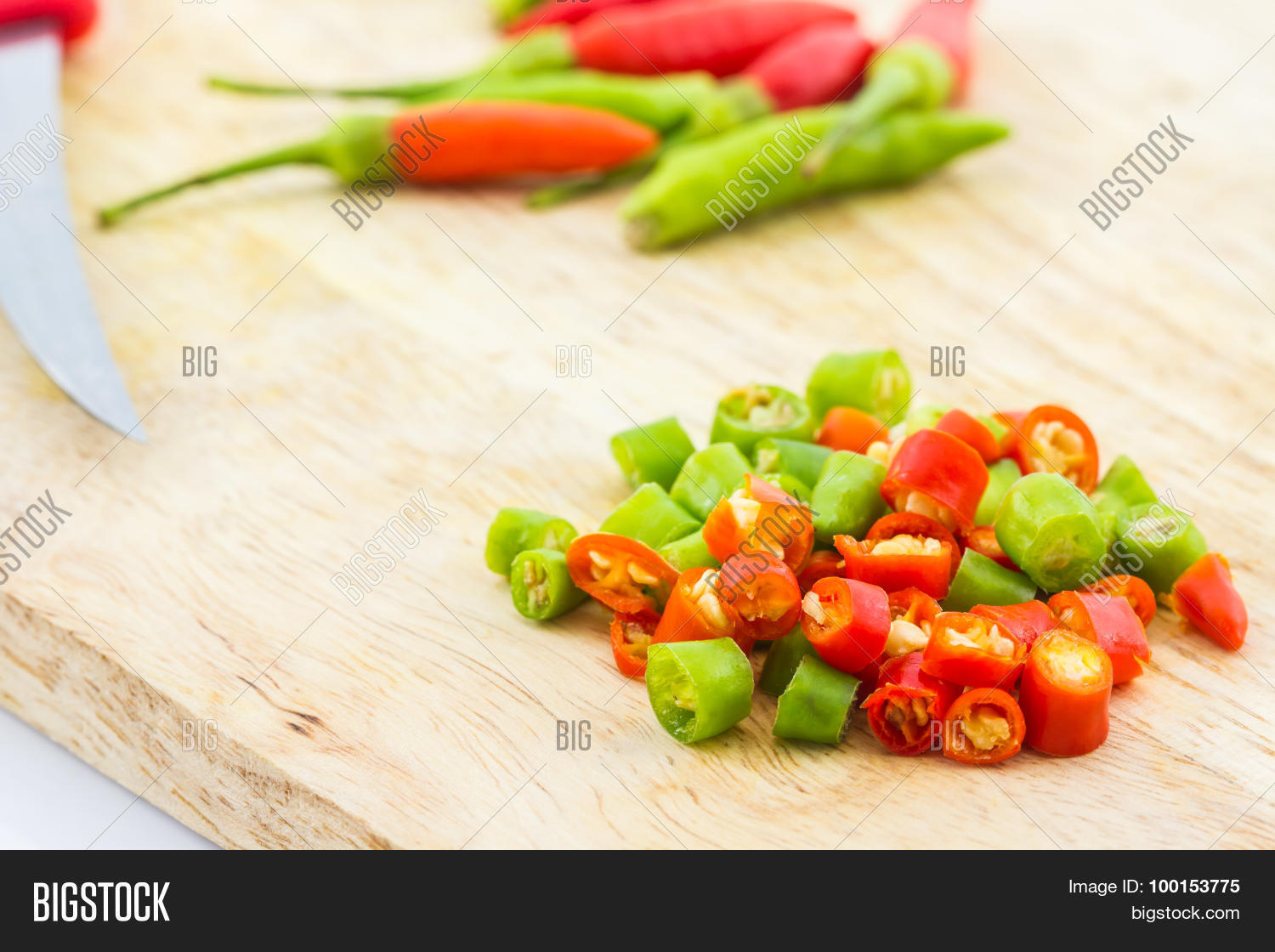 Chopped Red Chili And Green Chil. Stock Photo & Stock Images | Bigstock