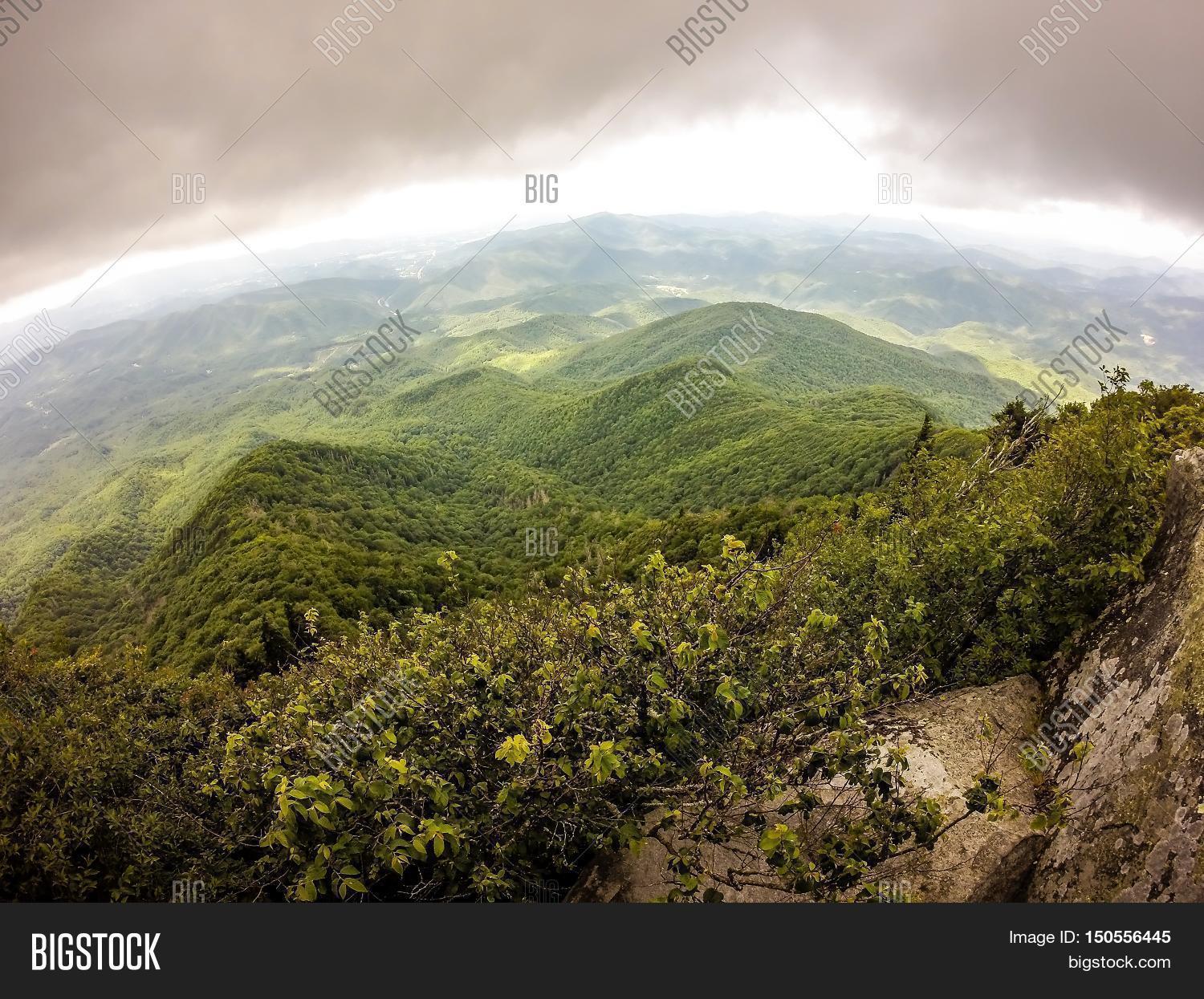 Scenes Along Appalachian Trail In Smoky Mountains North Carolina Stock ...