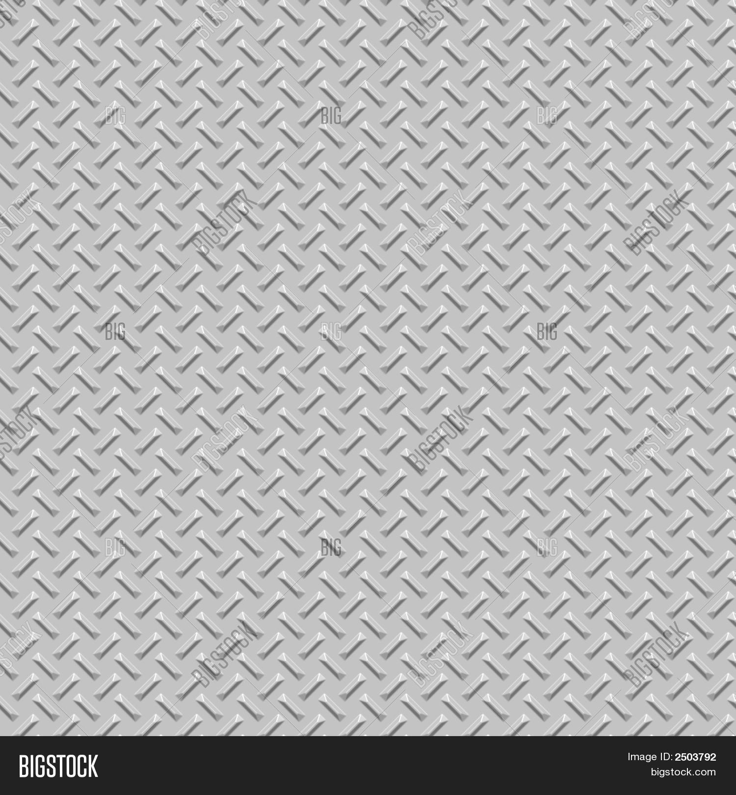 Diamond Plate Metal Seamless Image & Photo | Bigstock