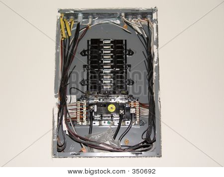 House Open Electrical Panel In Wall Stock Photo & Stock Images | Bigstock