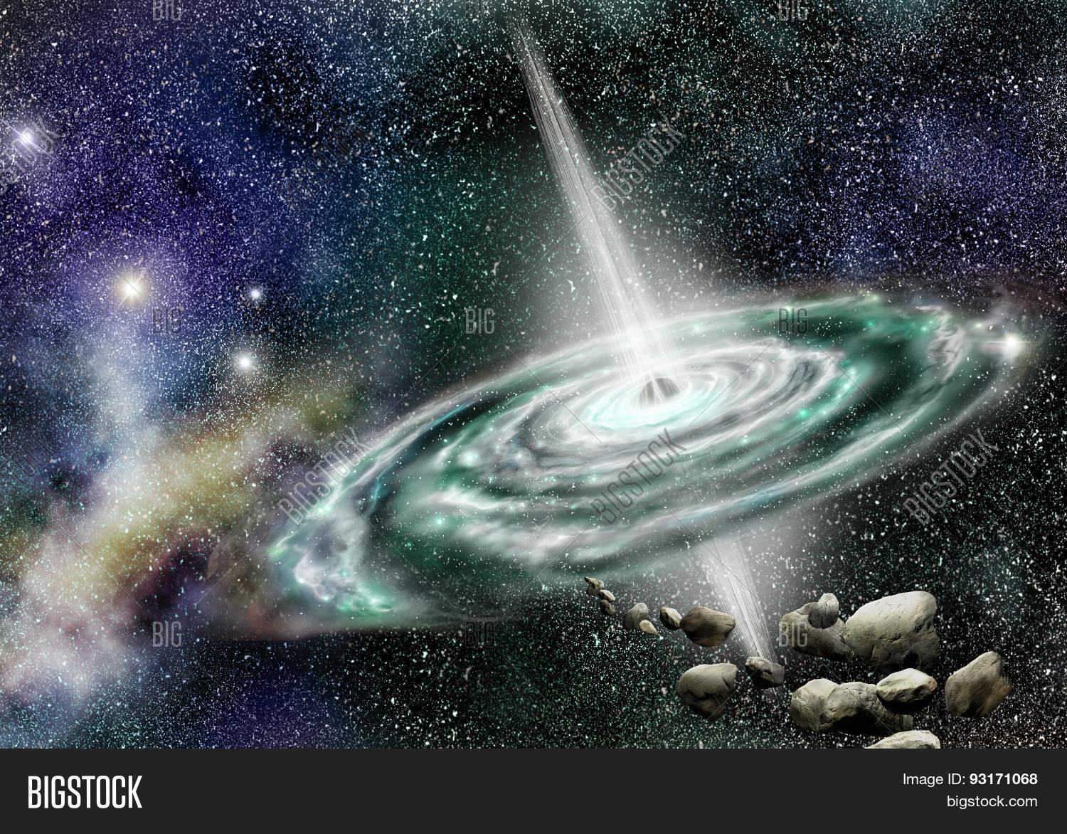 Quasar Galaxy Image & Photo | Bigstock