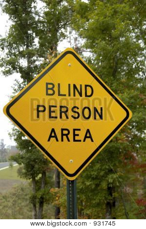 Sign Blind Person Stock Photo & Stock Images | Bigstock