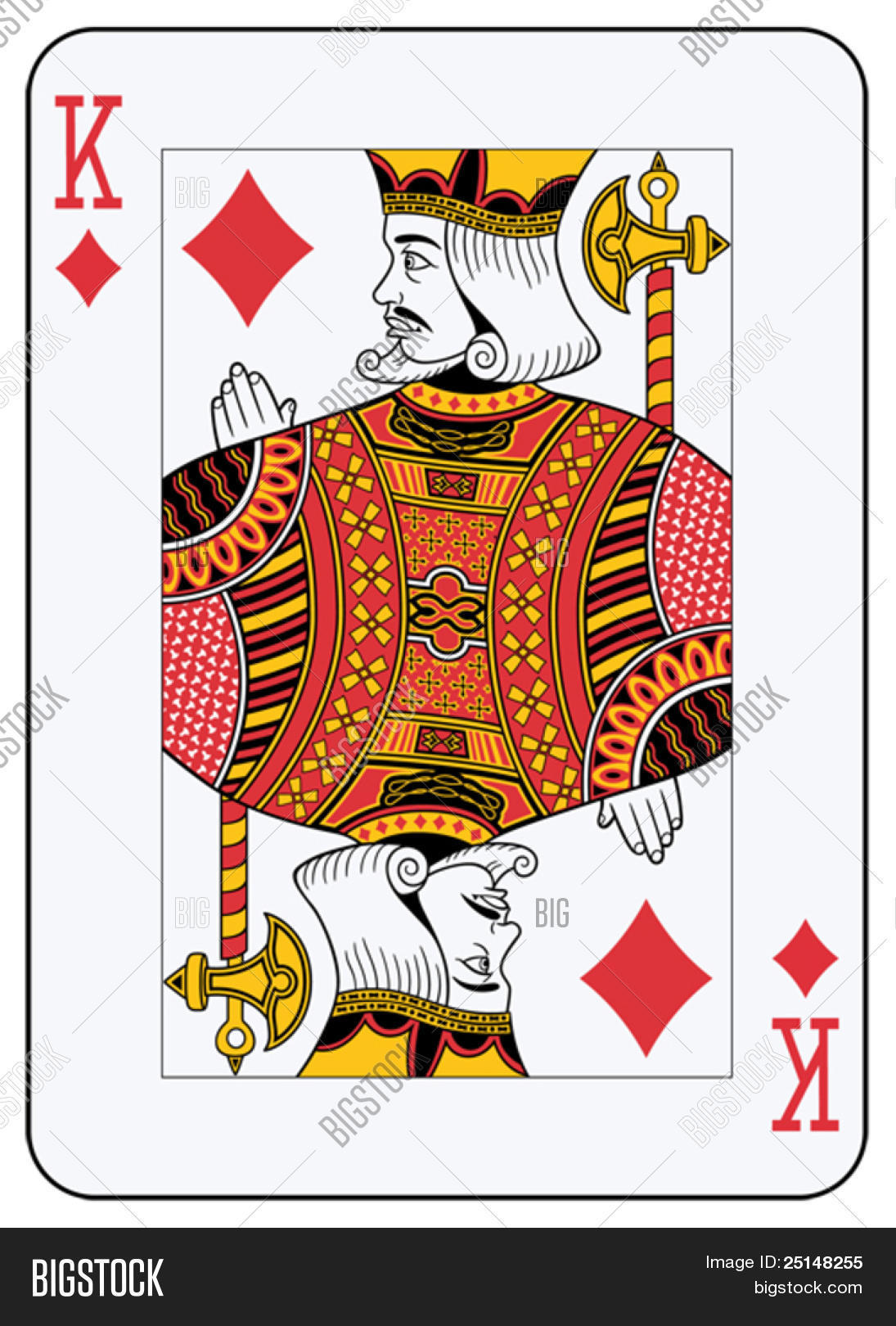 Playing Cards King Of Diamonds