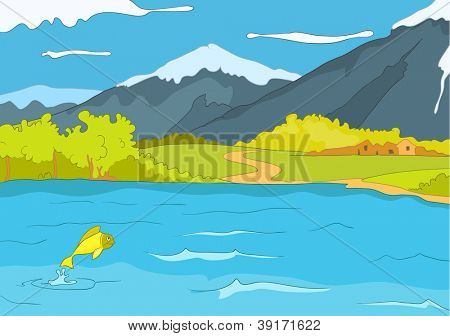 Imagenes de un lago animado - Imagui