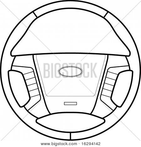 Steering Wheel Coloring Page Coloring Pages