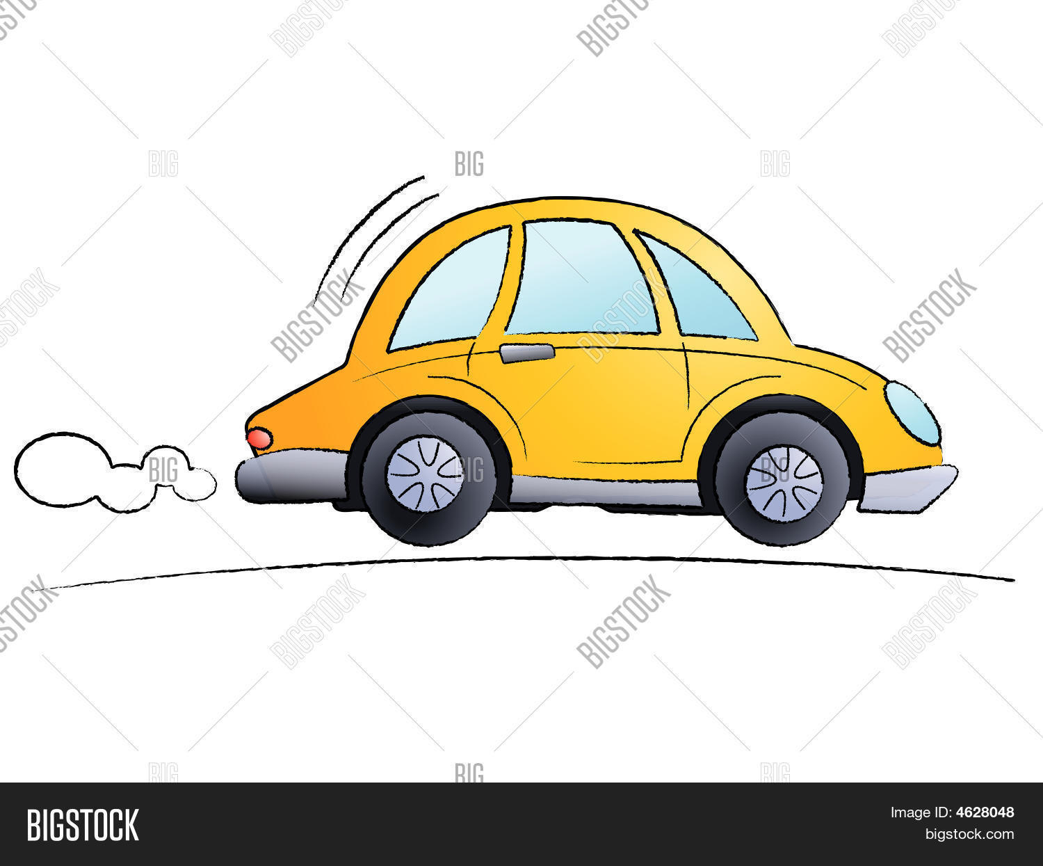 Cartoon Car Vector & Photo | Bigstock
