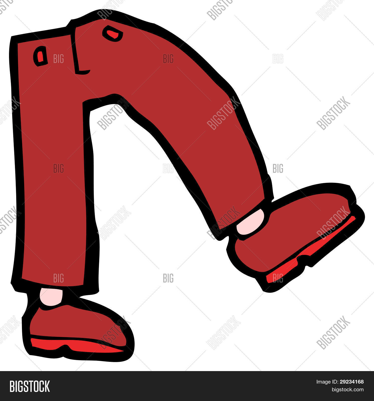 walking legs cartoon Stock Photo & Stock Images | Bigstock