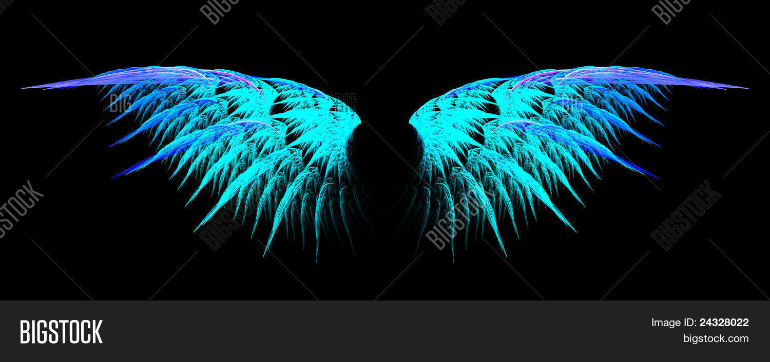 blue angel wings Stock Photo & Stock Images | Bigstock