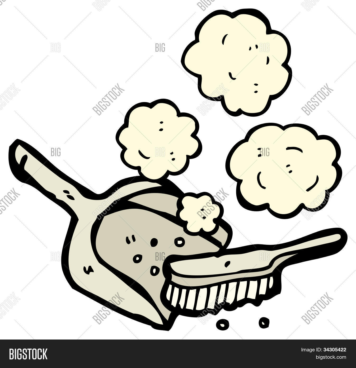 cartoon dust pan and brush Stock Photo & Stock Images | Bigstock