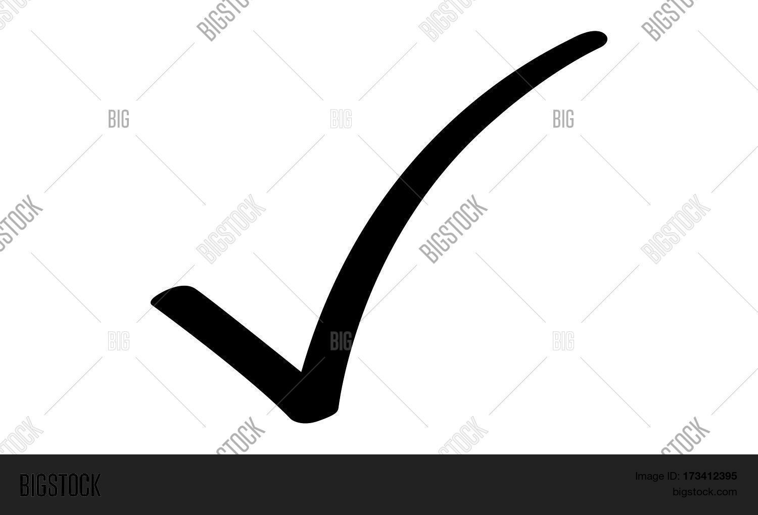 Pictogram - Check Checkmark Hooklet Tick Tickmark - Object Icon Symbol ...
