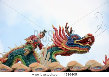 Man Riding In The Dragon Stock Photo & Stock Images | Bigstock