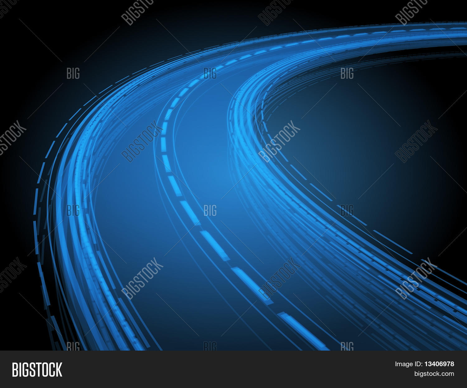 Blue Abstract Road Background Image & Photo | Bigstock