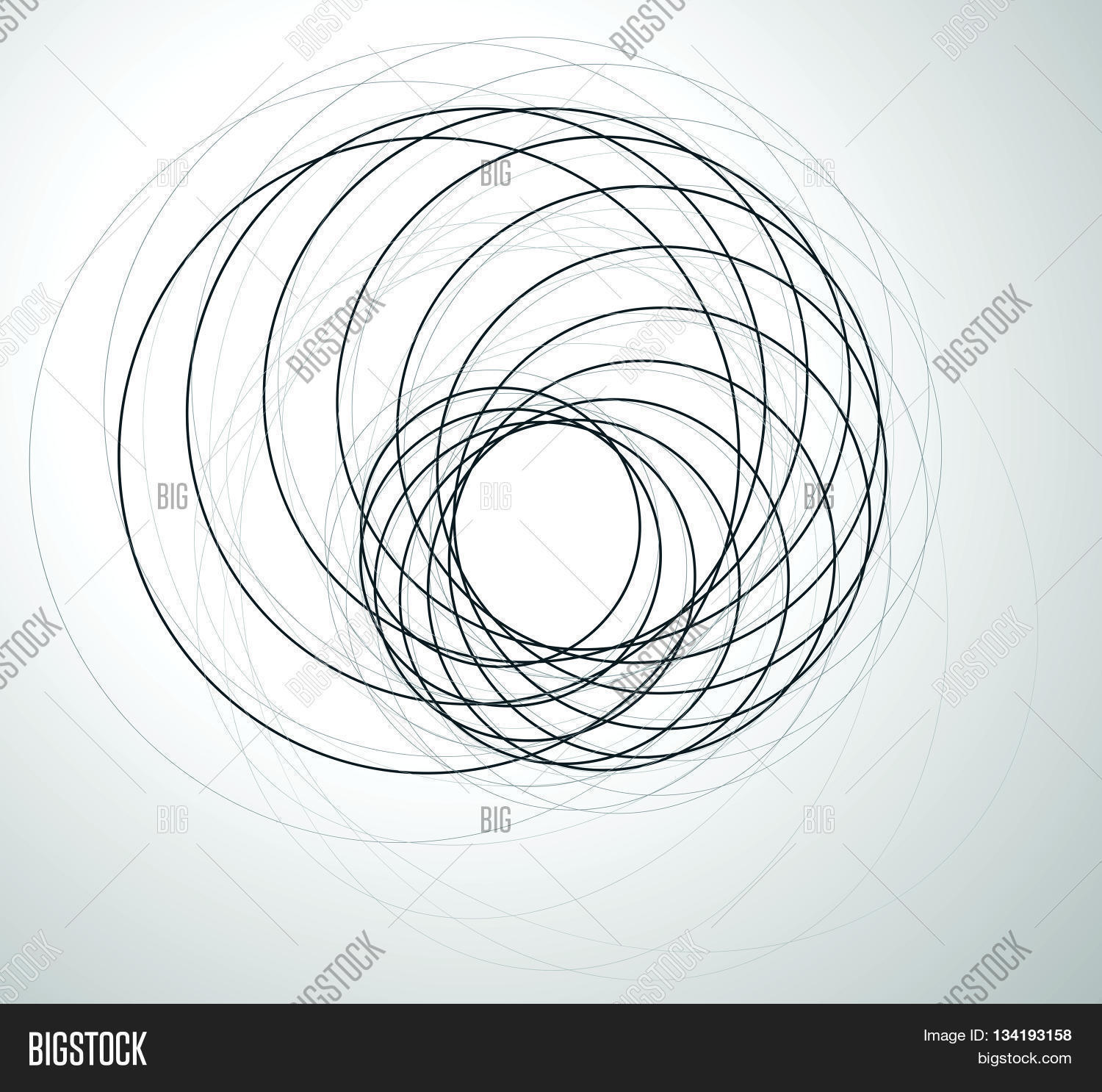 circles spiral abstract layout background design vector Stock Vector ...
