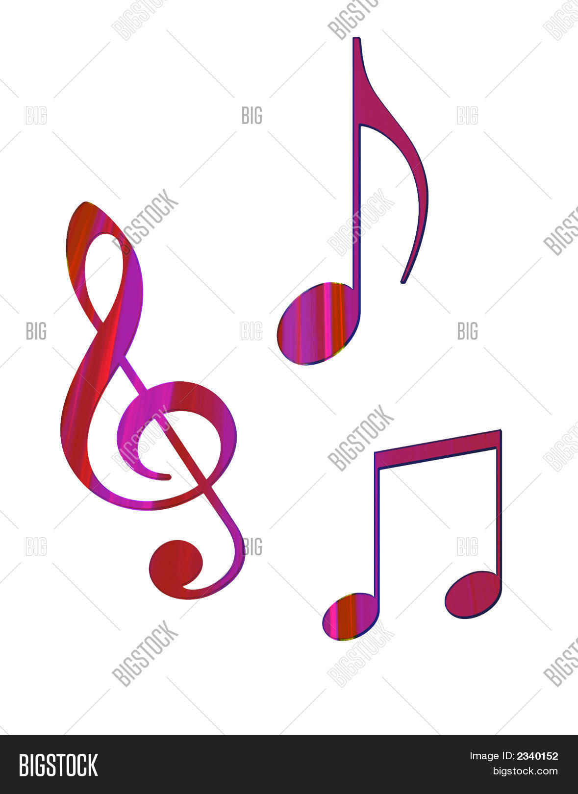 Musical Notes Fancy Image & Photo | Bigstock