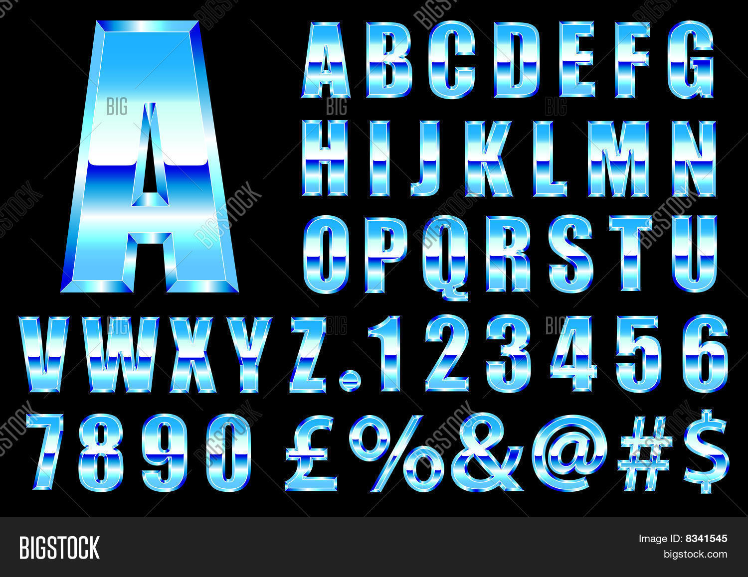 Chrome Fonts Photographs