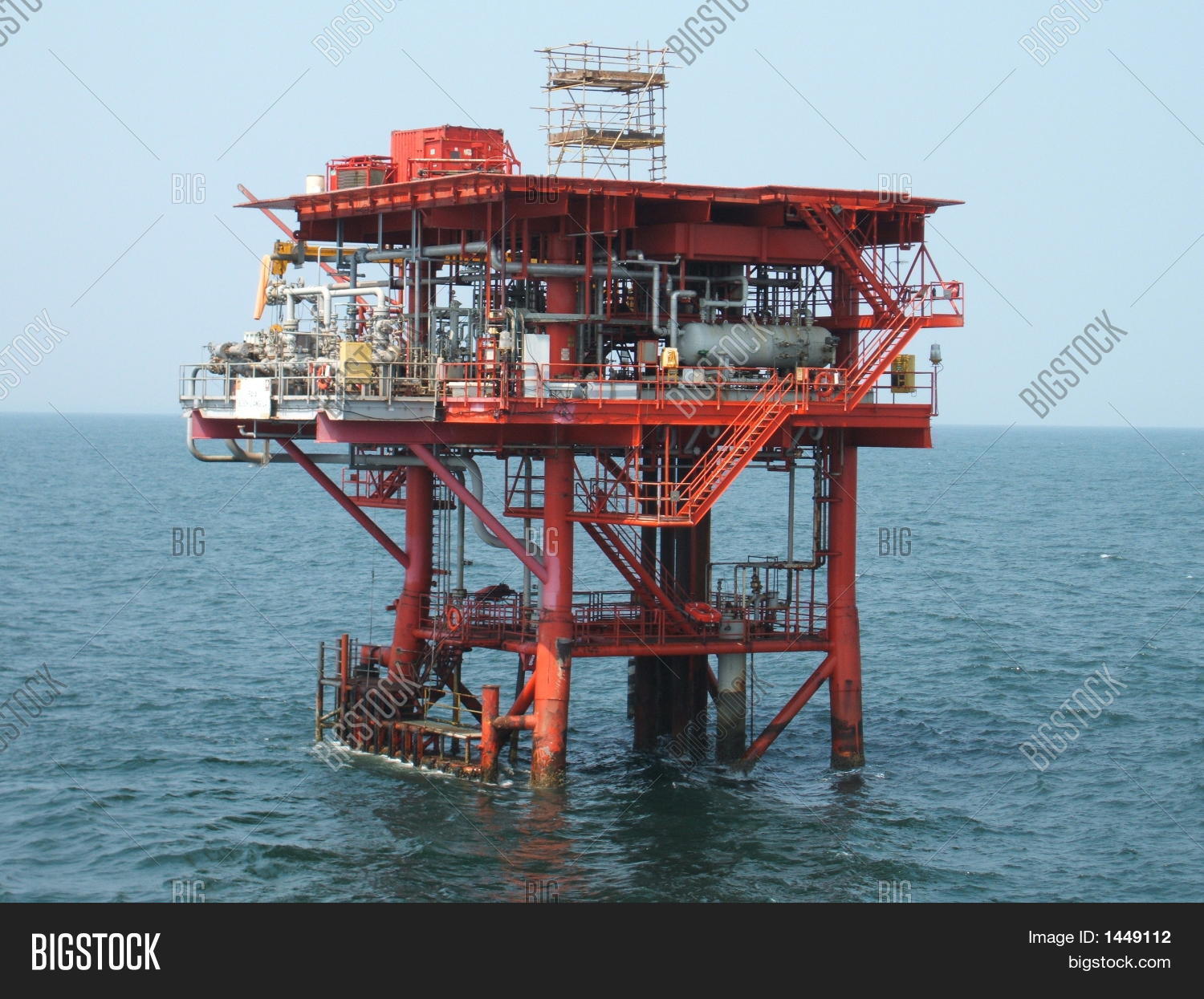 Offshore Production Platform Image & Photo | Bigstock