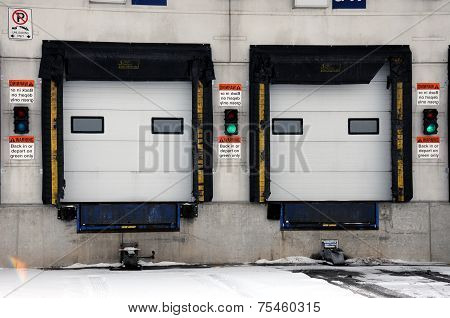 Shipping Receiving Bay Doors Image & Photo | Bigstock