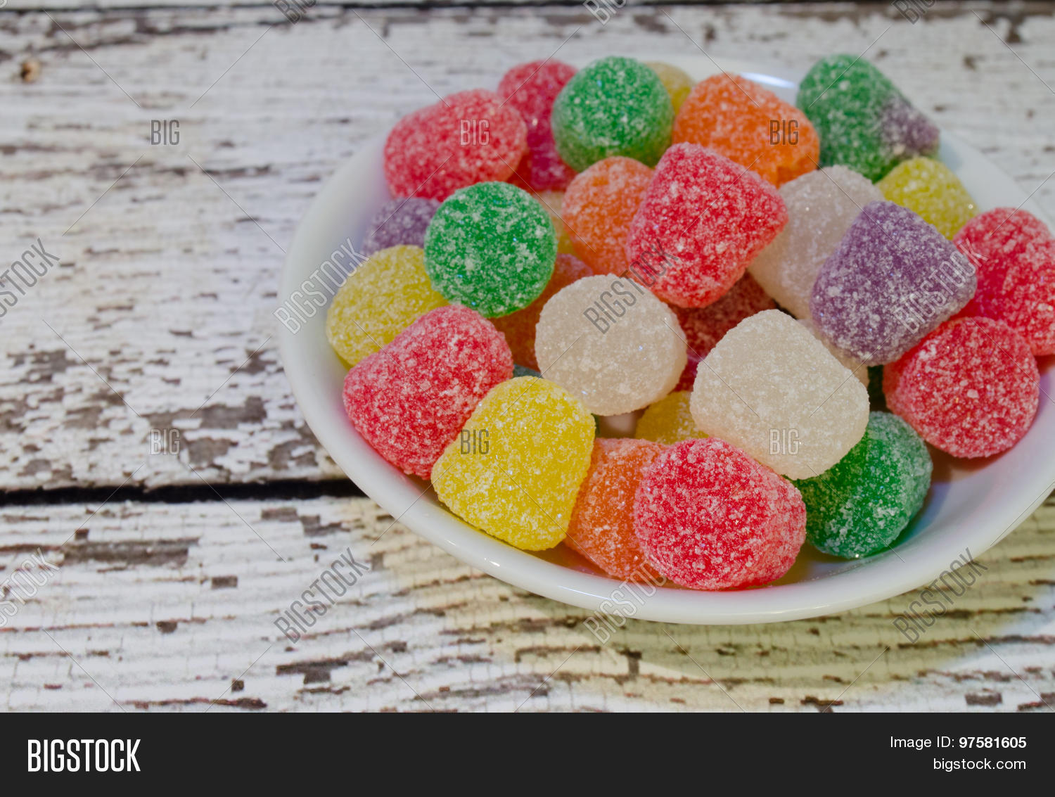 Bowl Gum Drops Image & Photo | Bigstock