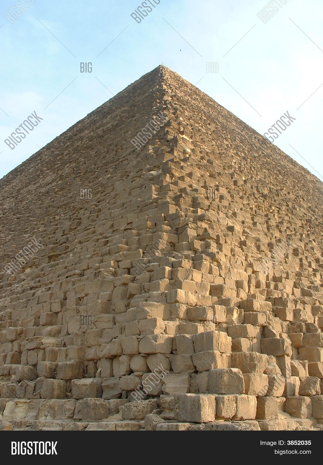 Pyramids Giza Egypt - Close Blocks Image & Photo | Bigstock