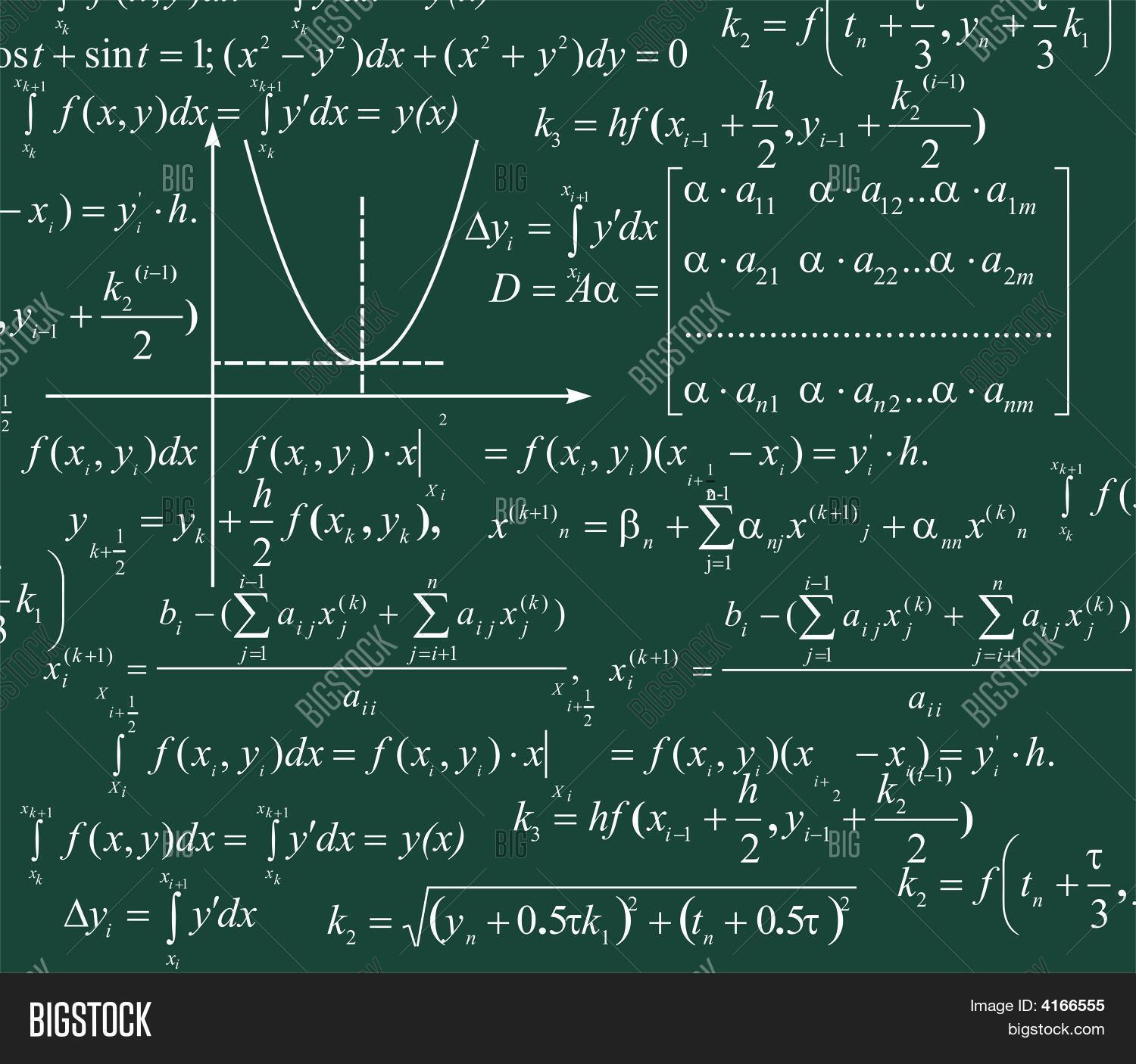 Mathematics Background Stock Photo & Stock Images | Bigstock
