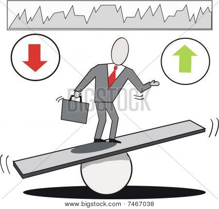 Business balance cartoon Stock Vector & Stock Photos | Bigstock