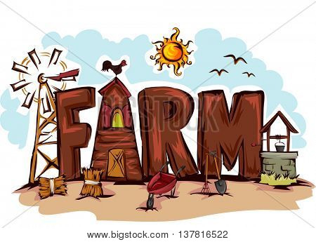 Typography Illustration Featuring Vector & Photo | Bigstock