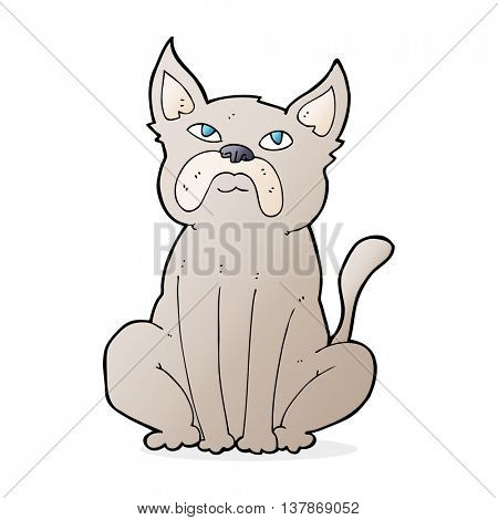 cartoon grumpy little dog Stock Photo & Stock Images | Bigstock